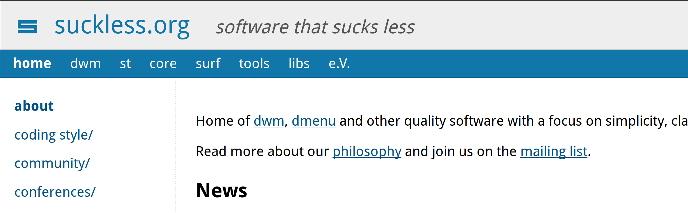 我的开发环境（一）：suckless - 刘峰的博客